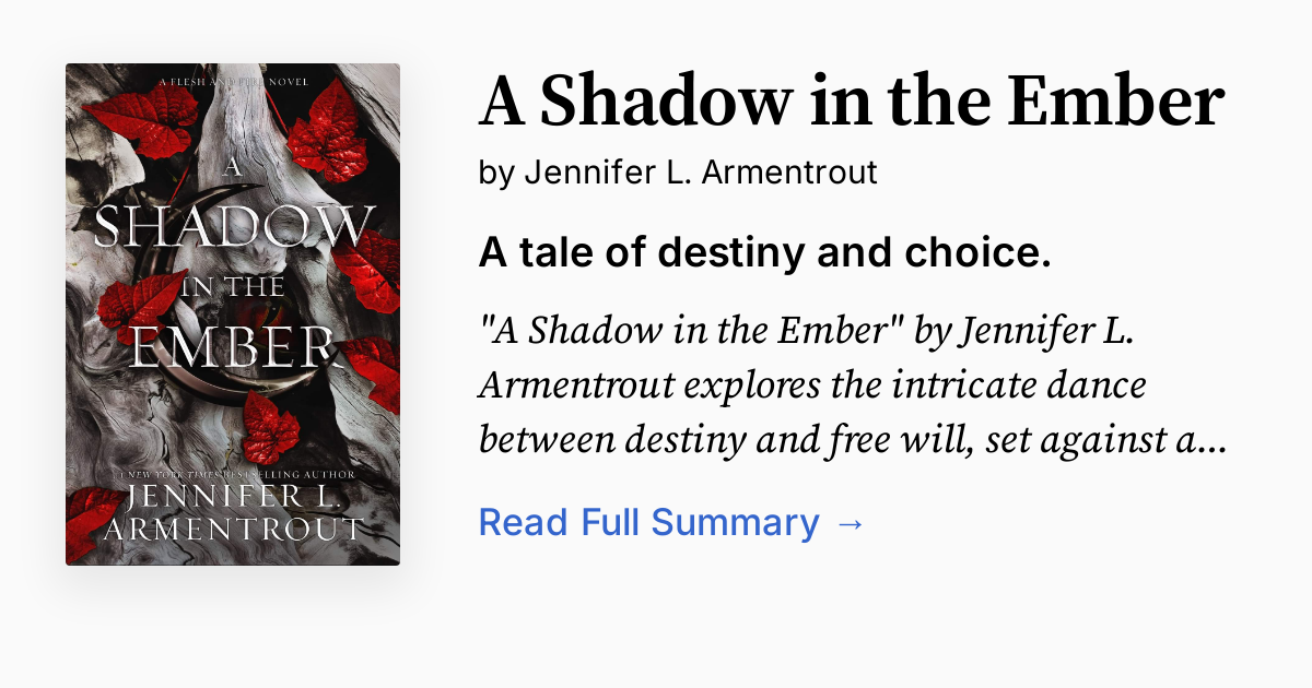 A Shadow in the Ember | Summary, Analysis, FAQ