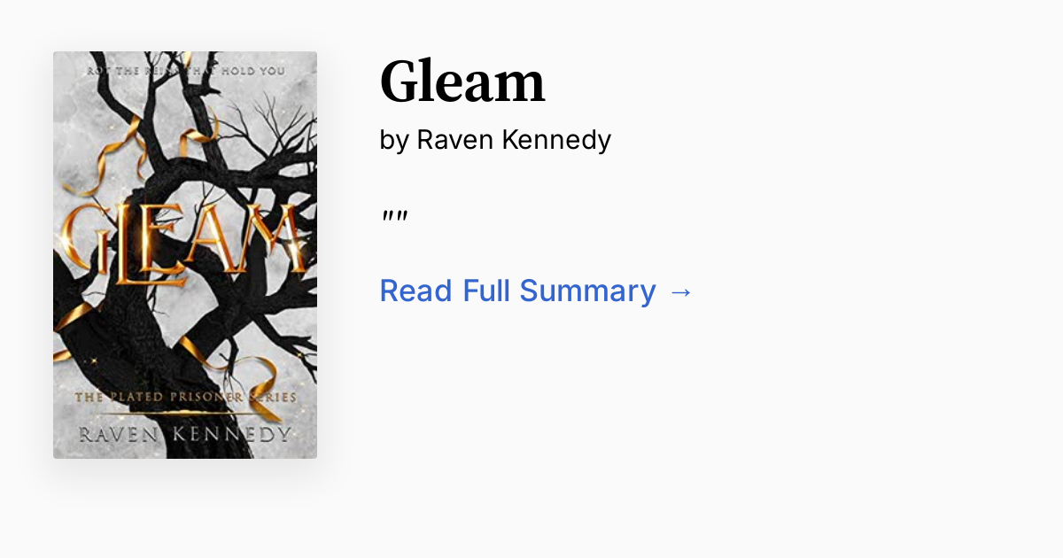 Gleam by Raven Kennedy | Summary, Audio, Analysis, FAQ