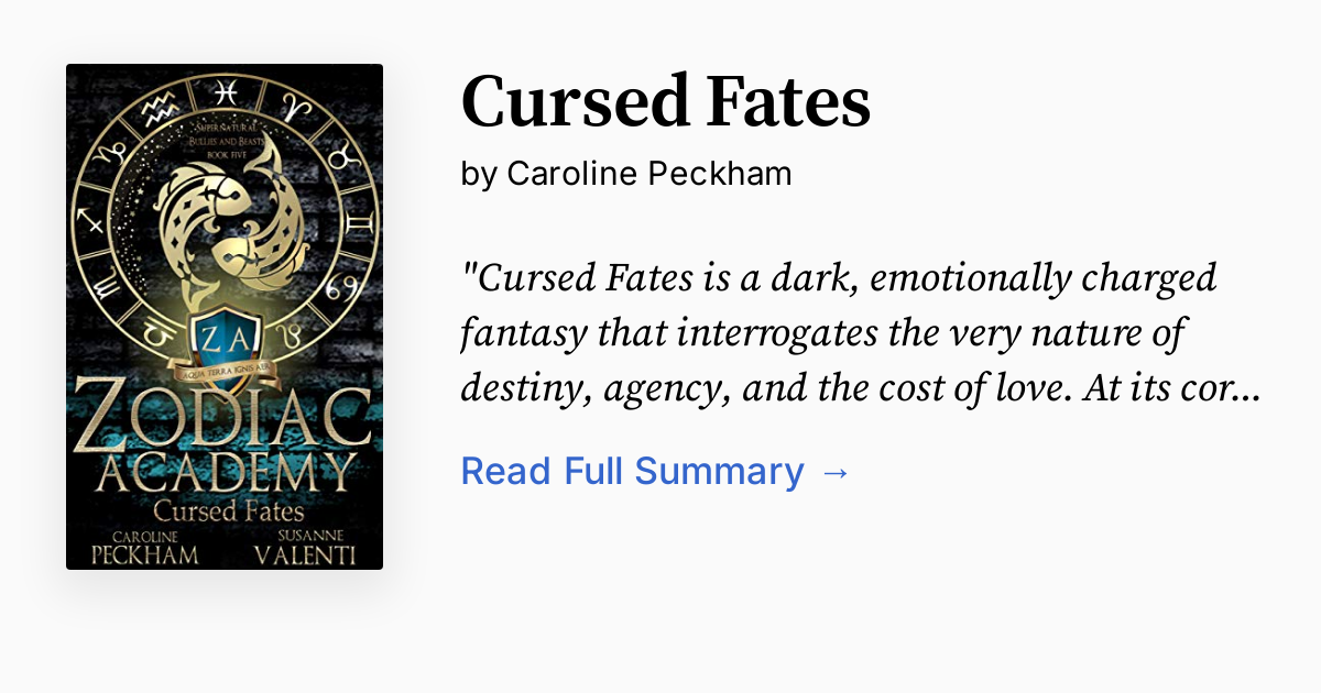Cursed Fates by Caroline Peckham | Summary, Analysis, FAQ