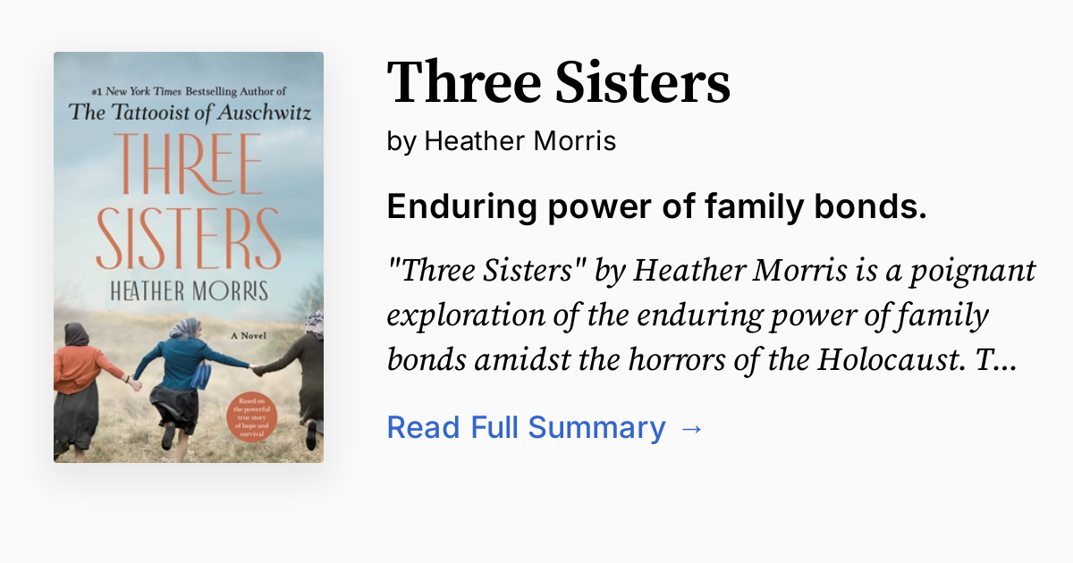 Three Sisters by Heather Morris | Summary, Audio, Analysis, FAQ