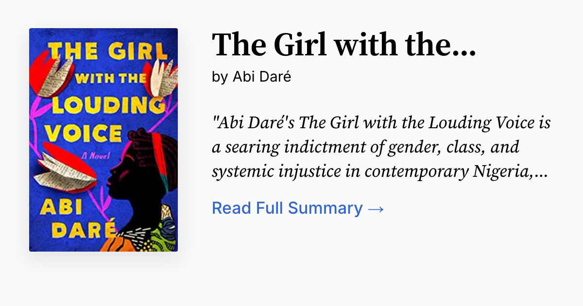 The Girl with the Louding Voice | Summary, Analysis, FAQ