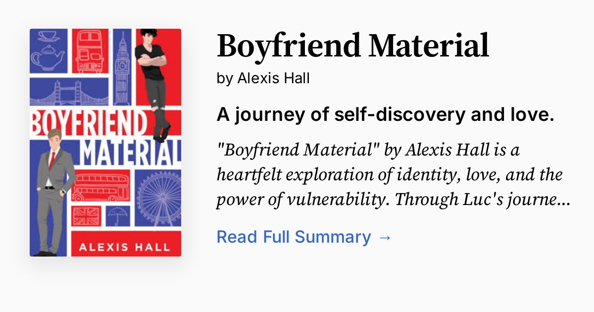 Boyfriend Material | Summary, Audio, Analysis, FAQ