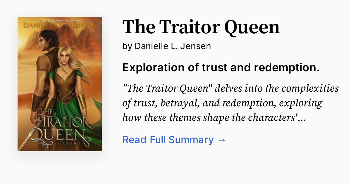 The Traitor Queen | Summary, Audio, Analysis, FAQ