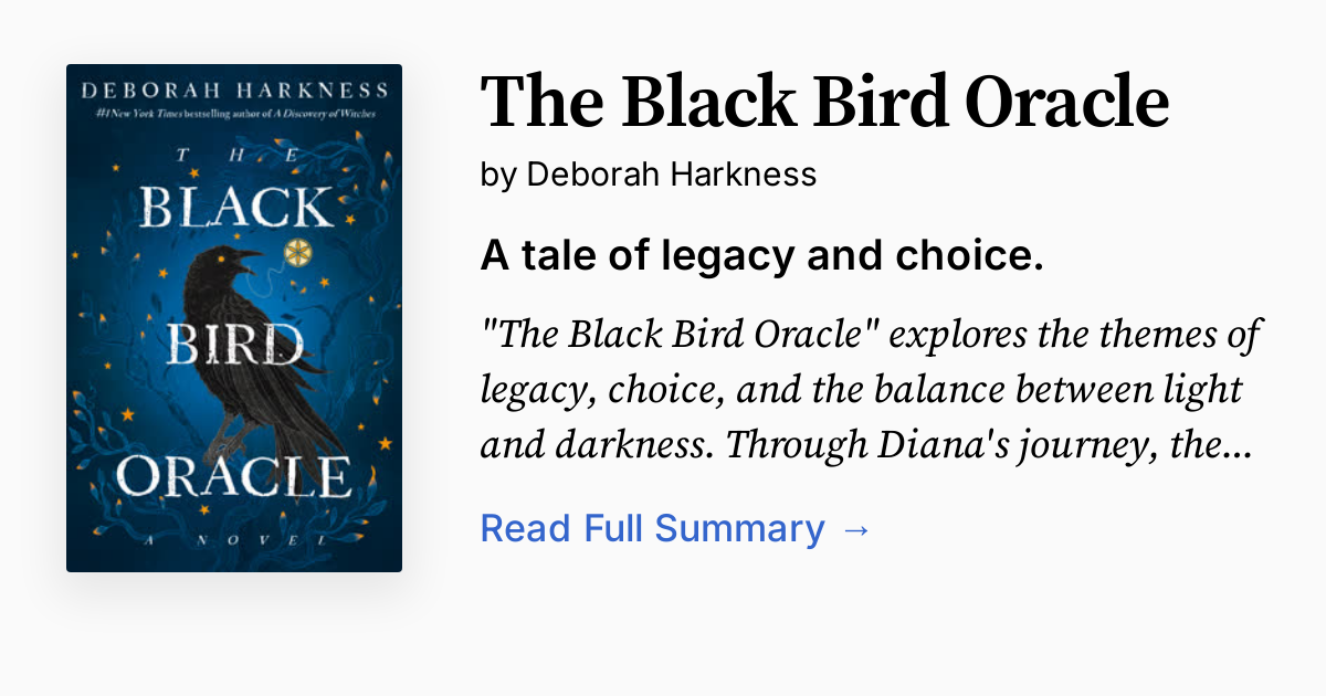 The Black Bird Oracle | Summary, Analysis, FAQ