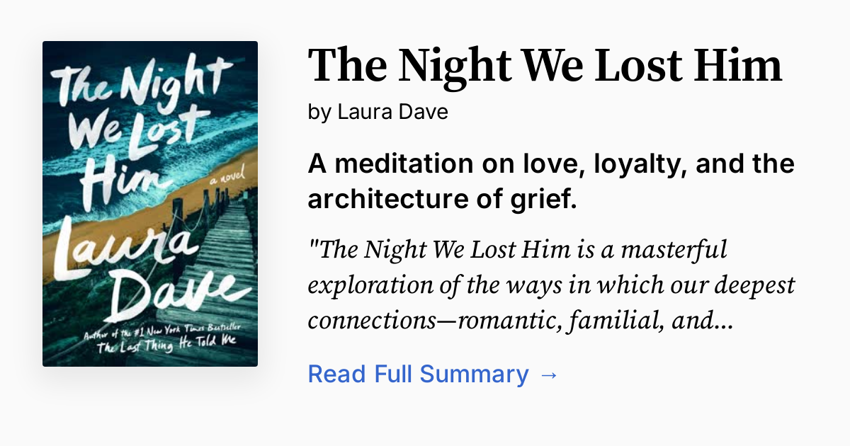 The Night We Lost Him | Summary, Audio, Analysis, FAQ