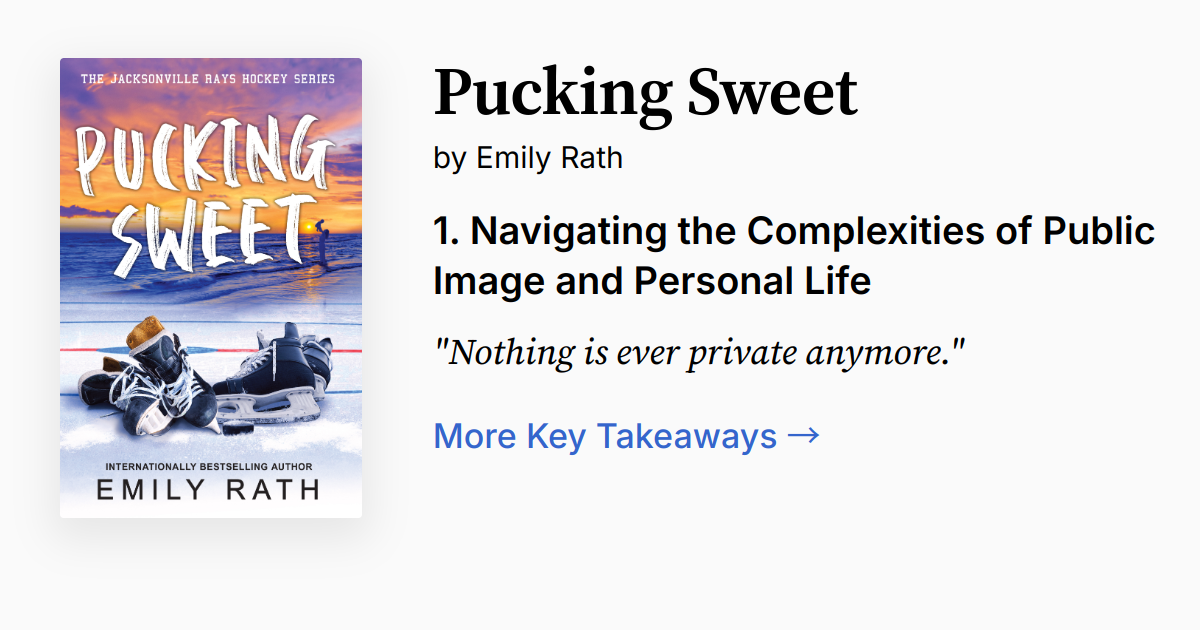Pucking Sweet by Emily Rath | Summary, Audio, Quotes, FAQ