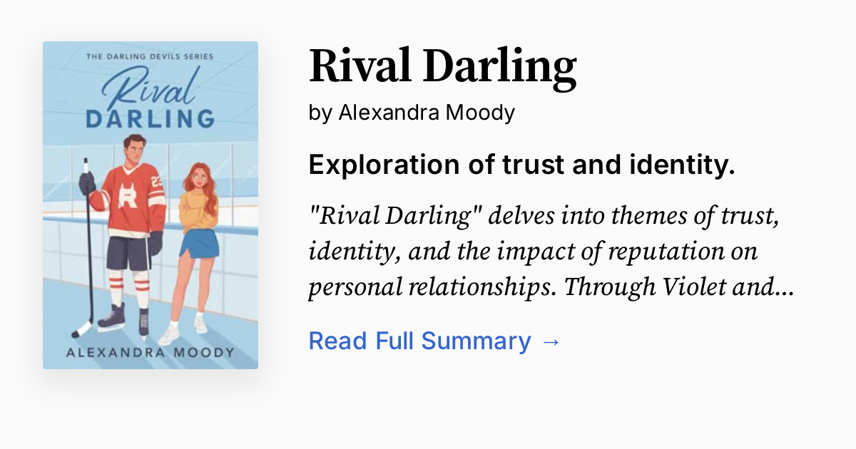Rival Darling by Alexandra Moody | Summary, Analysis, FAQ