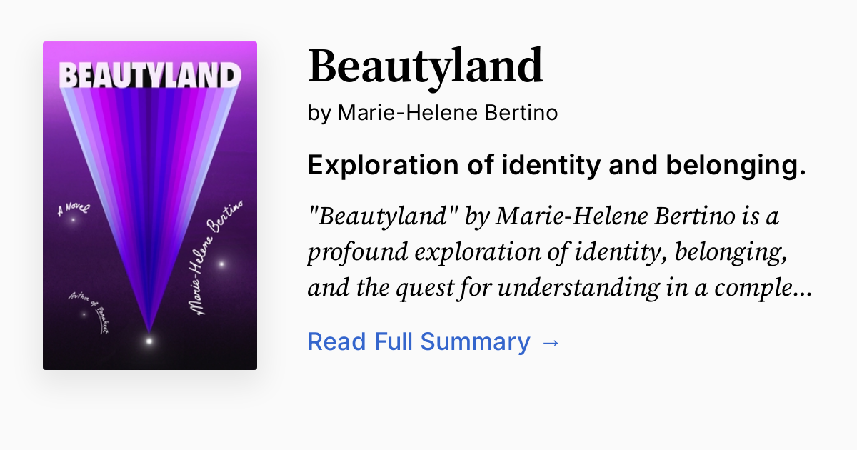 Beautyland by Marie-Helene Bertino | Summary, Audio, Analysis, FAQ