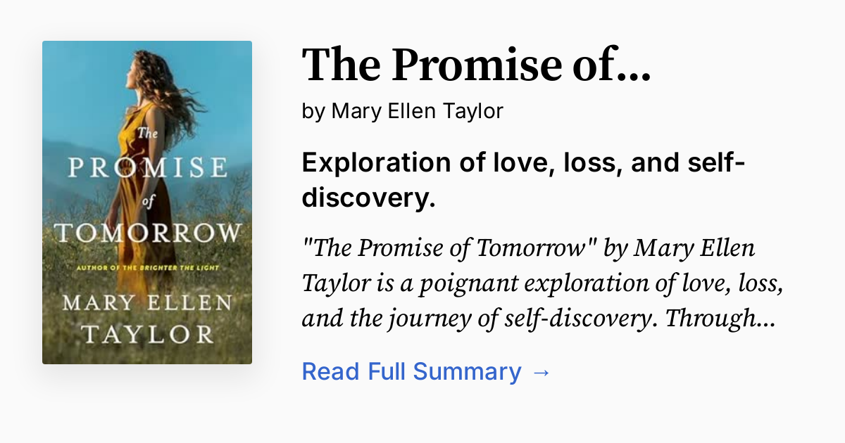 The Promise of Tomorrow | Summary, Analysis, FAQ
