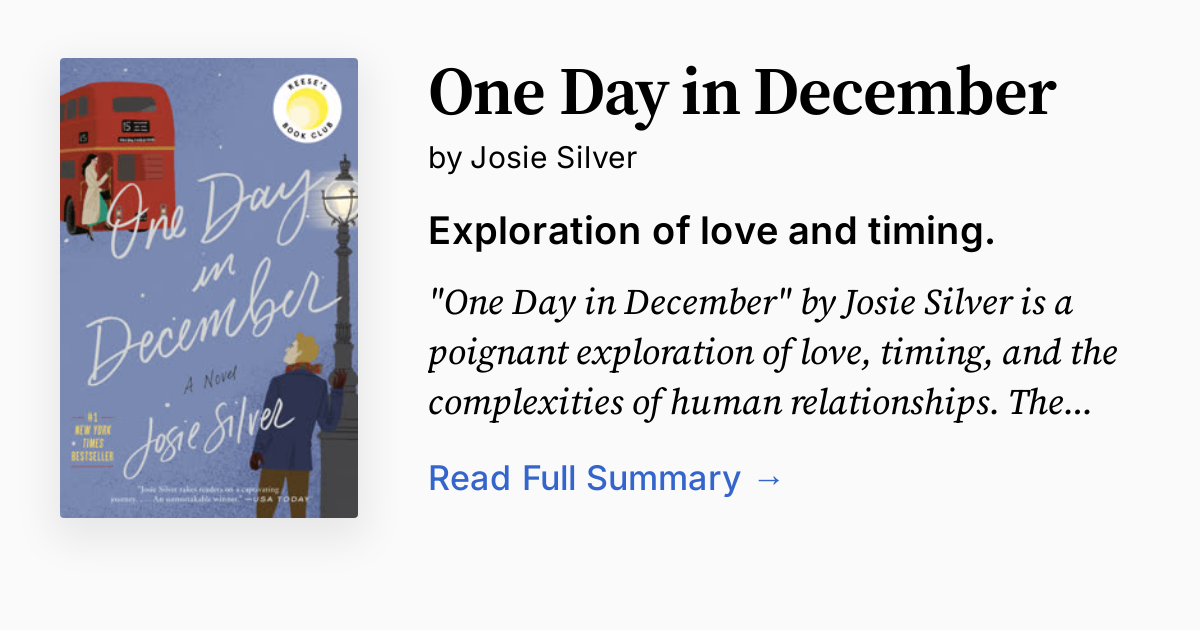 One Day in December | Summary, Audio, Analysis, FAQ