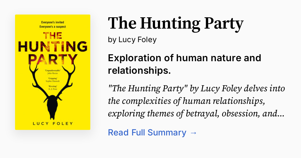 The Hunting Party | Summary, Audio, Analysis, FAQ
