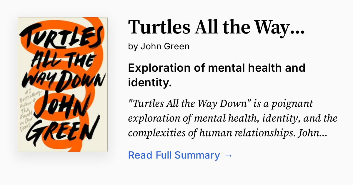 Turtles All the Way Down | Summary, Audio, Analysis, FAQ