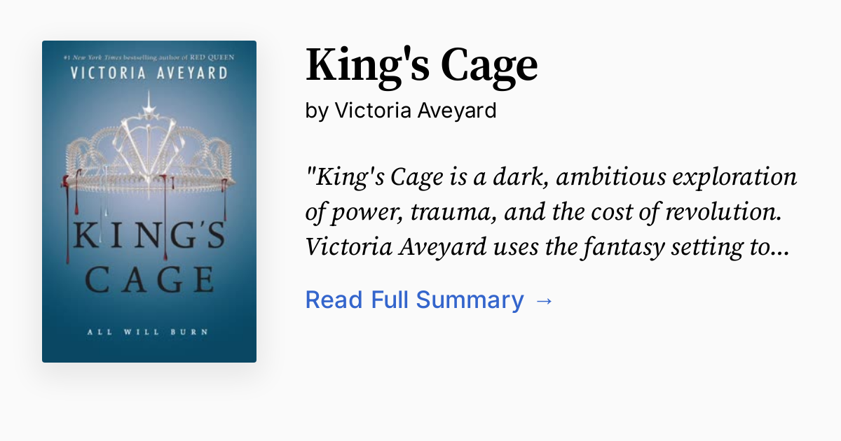 King's Cage oleh Victoria Aveyard | Ringkasan, Audio, Analisis, FAQ
