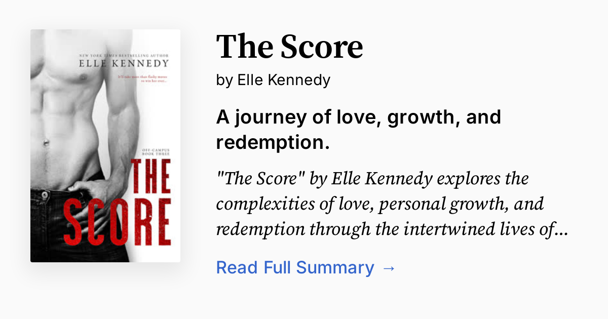The Score by Elle Kennedy | Summary, Audio, Analysis, FAQ