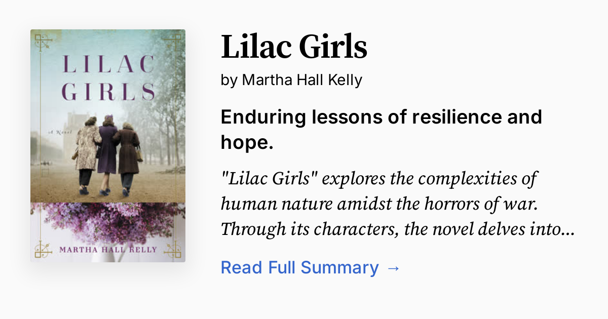 Lilac Girls by Martha Hall Kelly | Summary, Analysis, FAQ