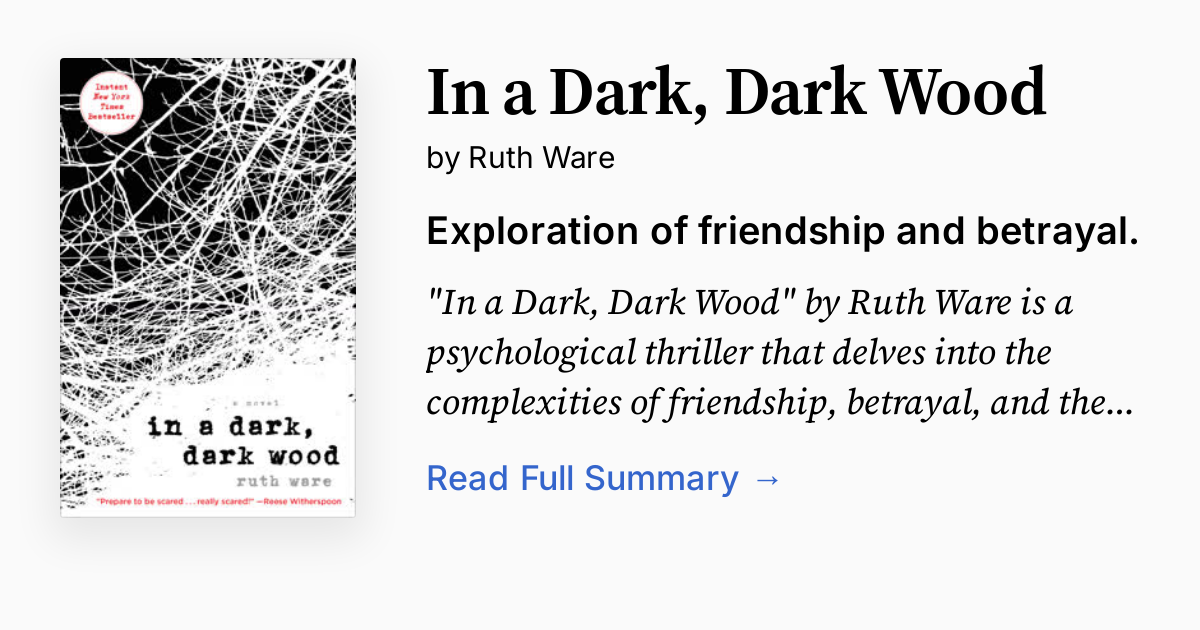 In a Dark, Dark Wood | Summary, Analysis, FAQ