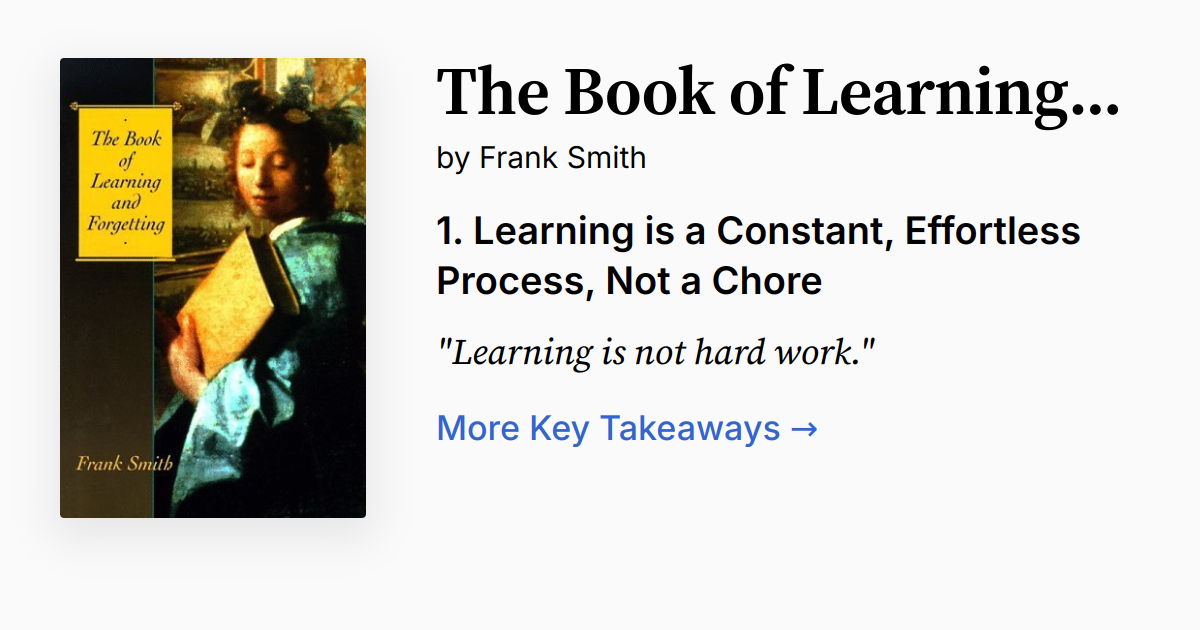 The Book of Learning and Forgetting | Summary, Audio, Quotes