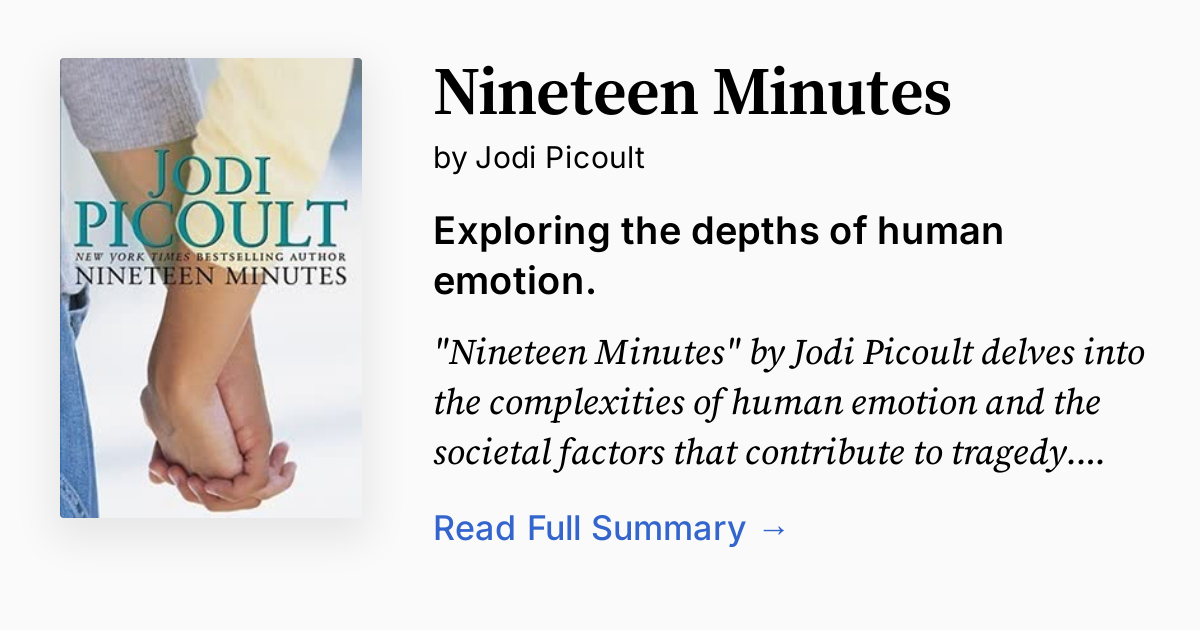 Nineteen Minutes | Summary, Audio, Analysis, FAQ