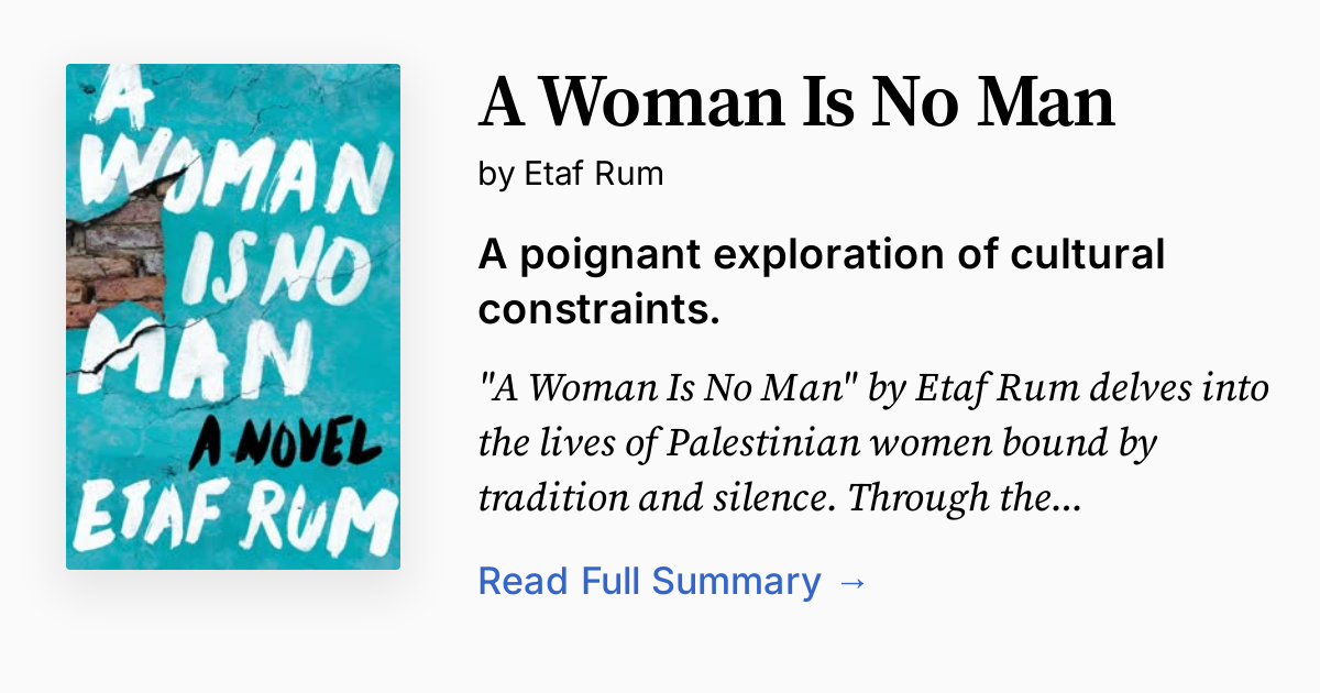 A Woman Is No Man | Summary, Analysis, FAQ