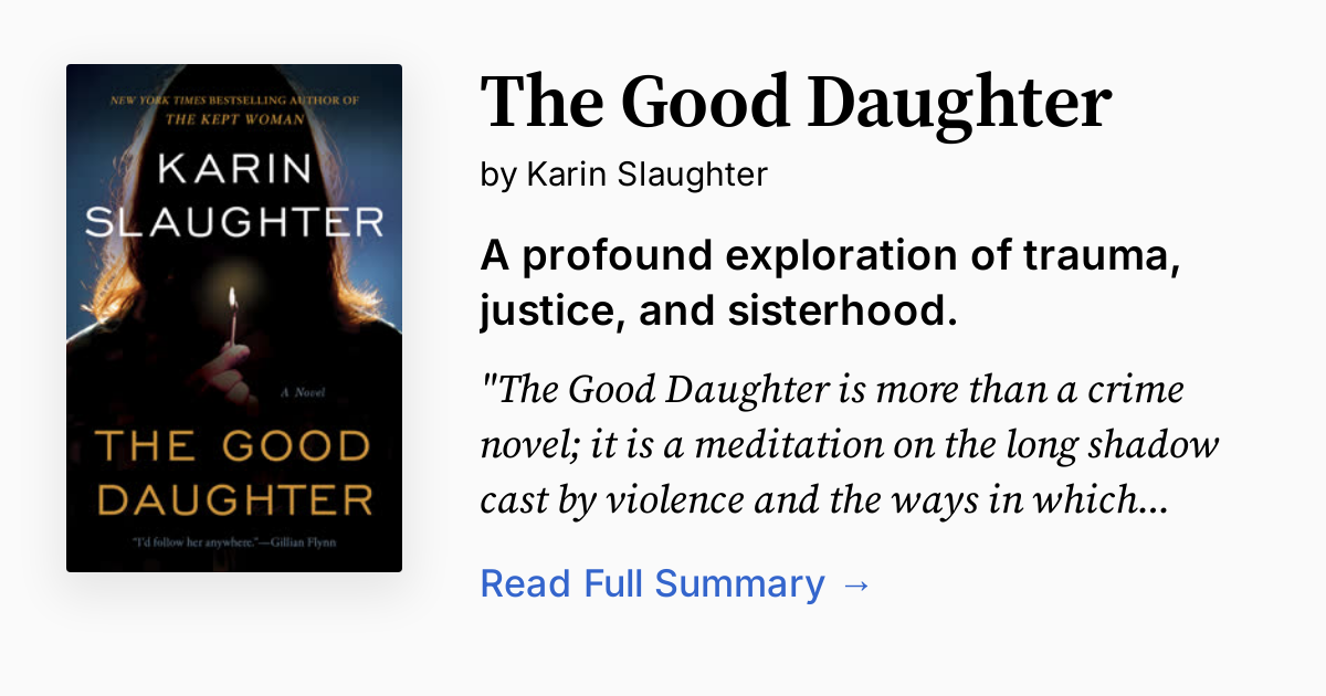 The Good Daughter | Summary, Audio, Analysis