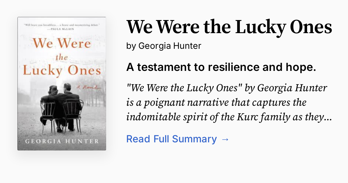 We Were the Lucky Ones | Summary, Analysis, FAQ