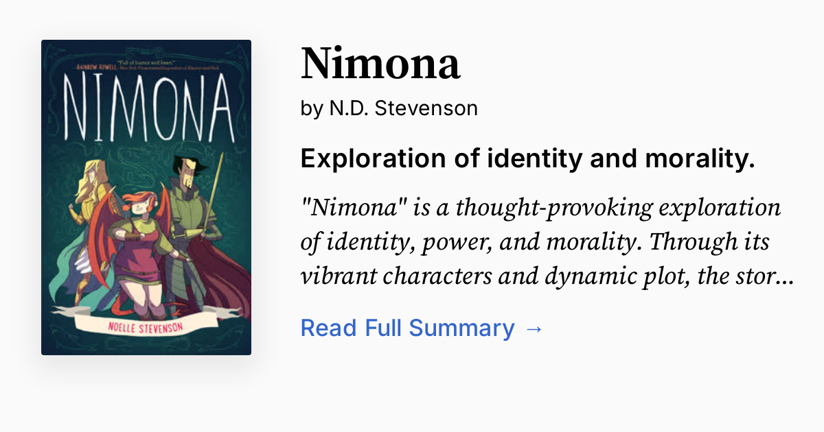 Nimona by N.D. Stevenson | Summary, Analysis, FAQ