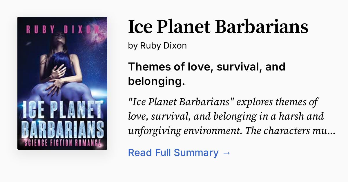 Ice Planet Barbarians | Summary, Audio, Analysis, FAQ