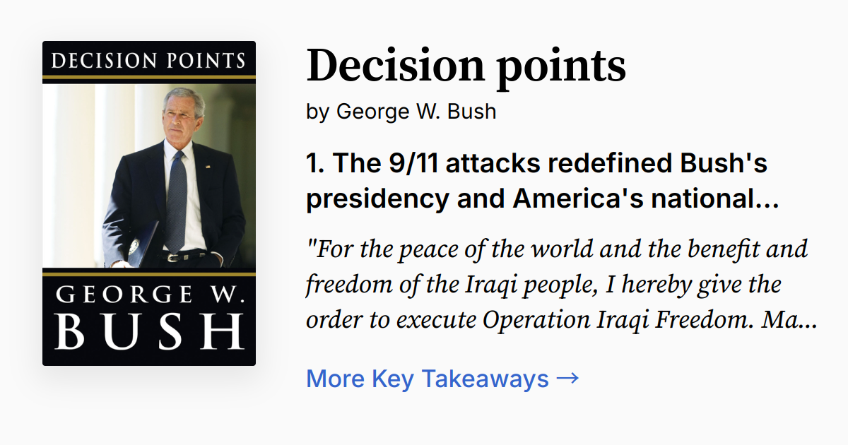 Decision Points | Summary, Quotes, FAQ, Audio