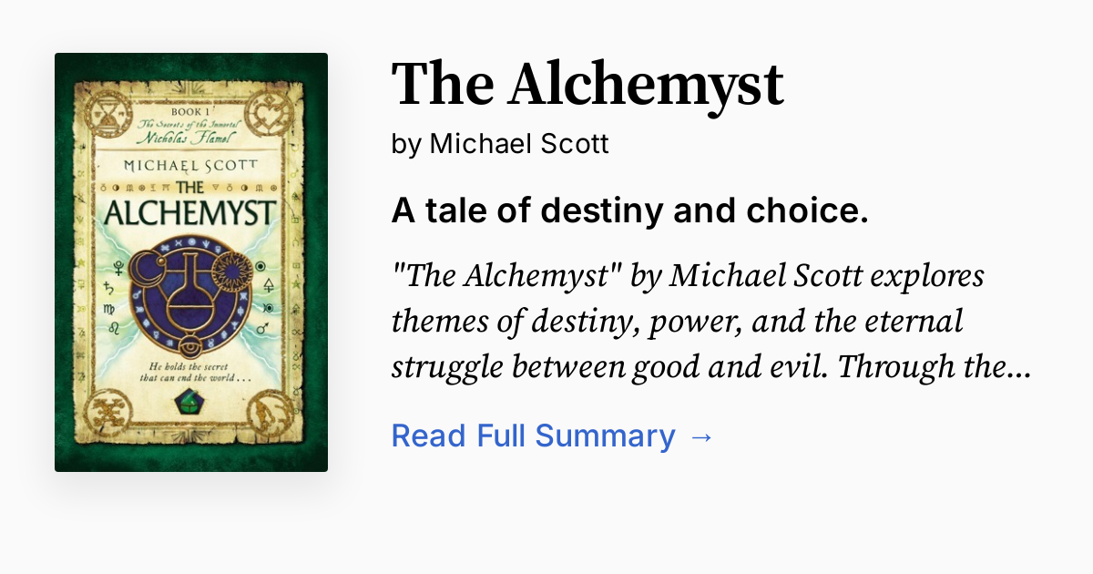The Alchemyst by Michael Scott | Summary, Analysis, FAQ
