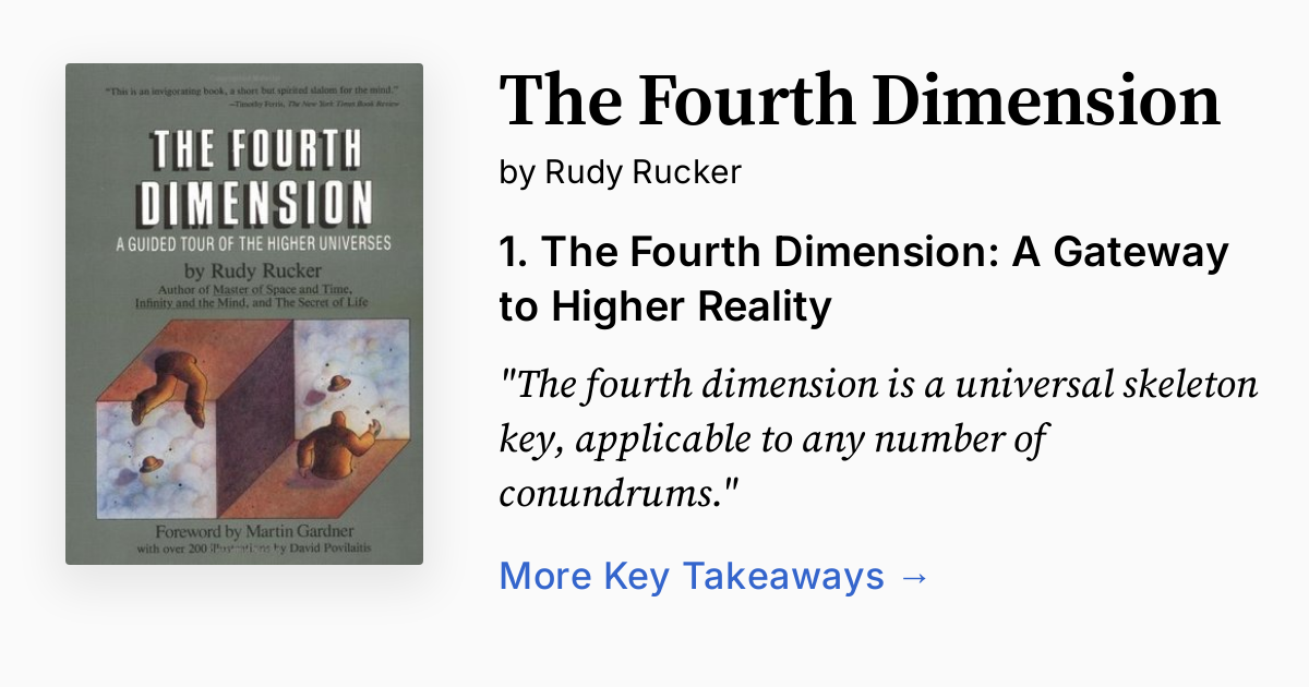 The Fourth Dimension | Summary, Audio, Quotes, FAQ