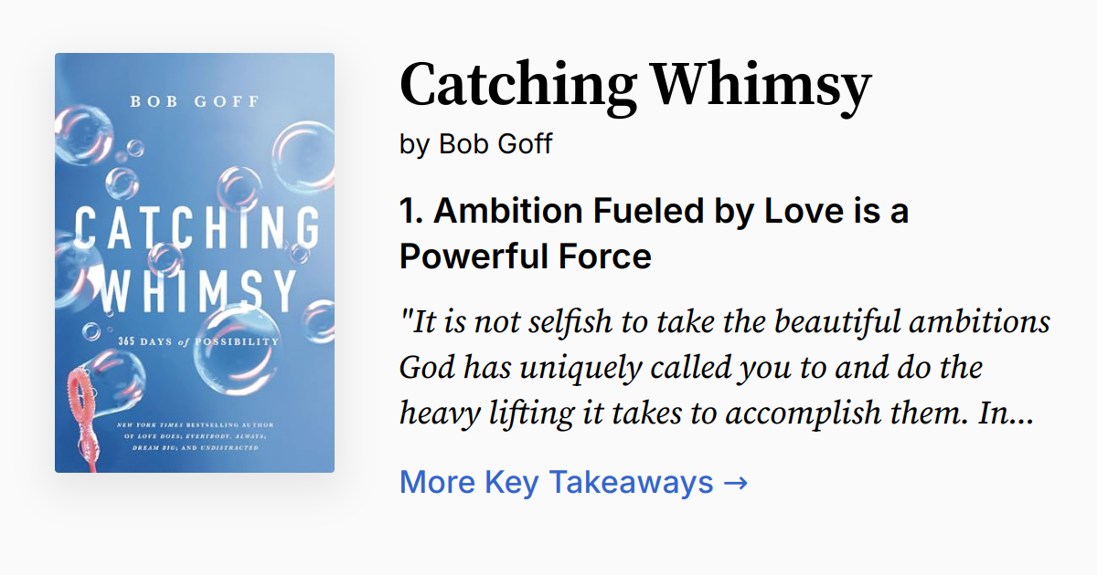 Catching Whimsy | Summary, Audio, Quotes, FAQ