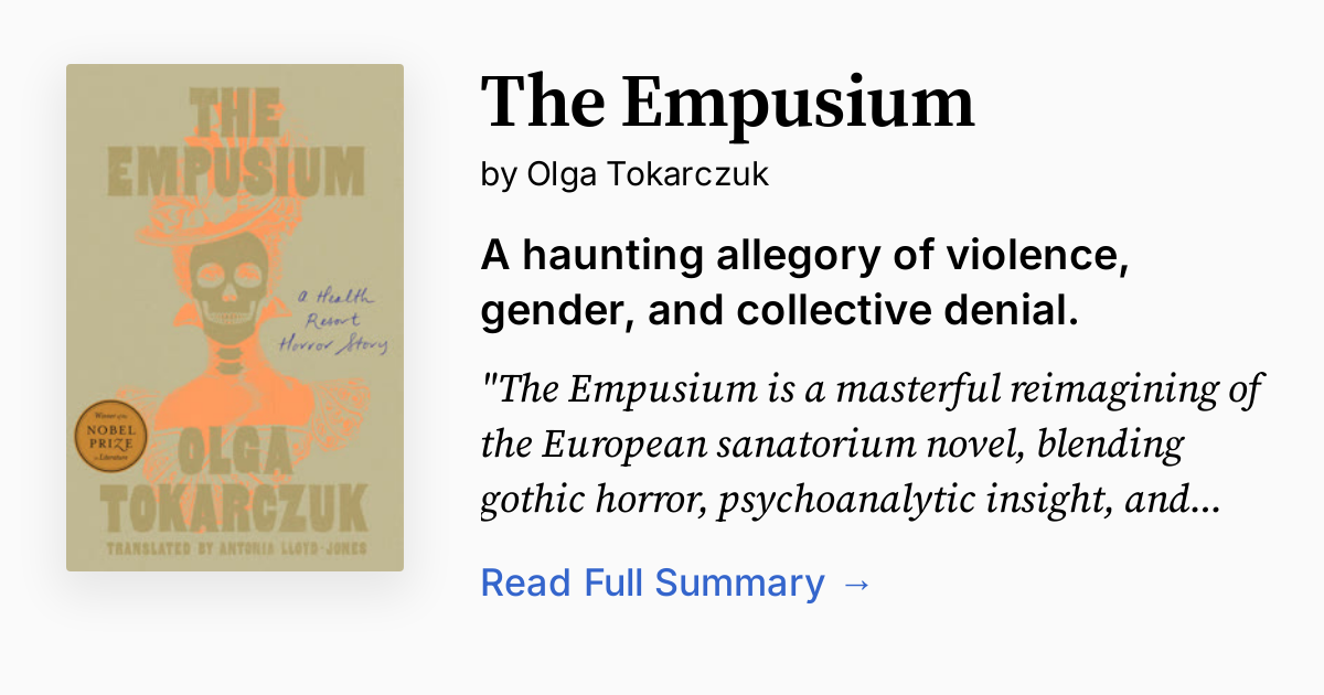 The Empusium by Olga Tokarczuk | Summary, Audio, Analysis, FAQ