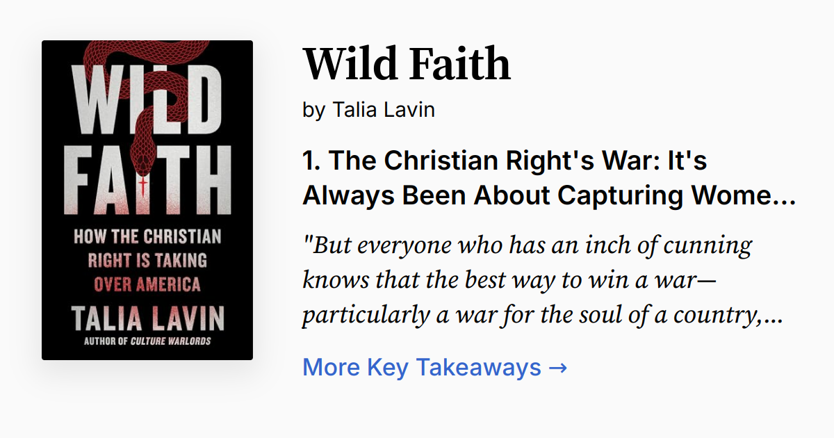 Wild Faith by Talia Lavin | Summary, Audio, Quotes, FAQ