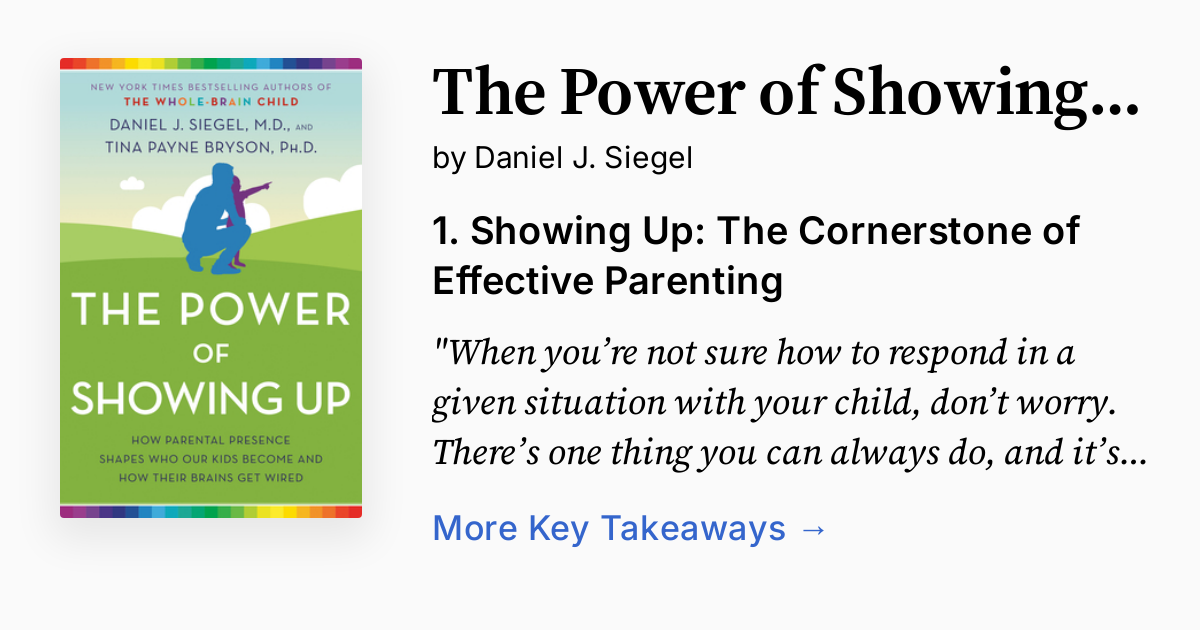 The Power of Showing Up | Summary, Audio, Quotes, FAQ