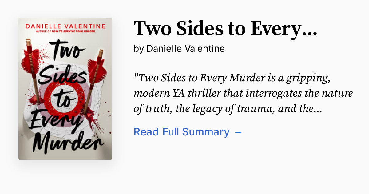 Two Sides to Every Murder | Summary, Audio, Analysis, FAQ