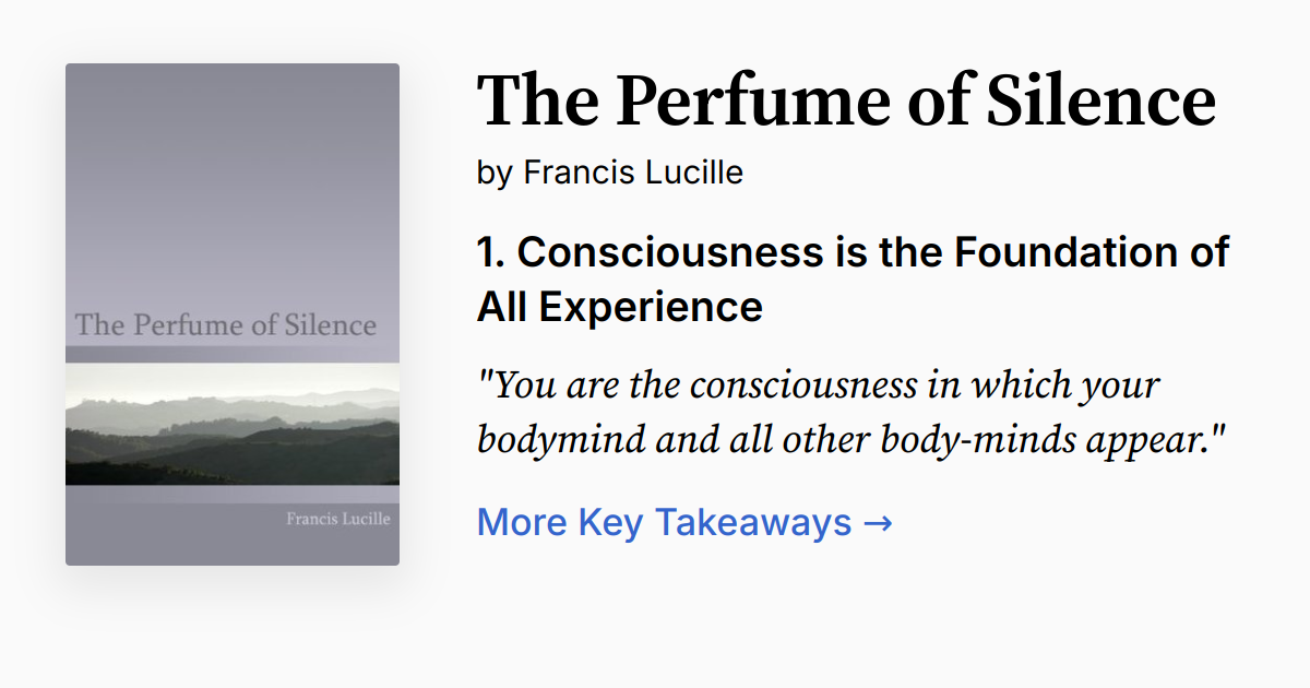 The Perfume of Silence | Summary, Audio, Quotes, FAQ