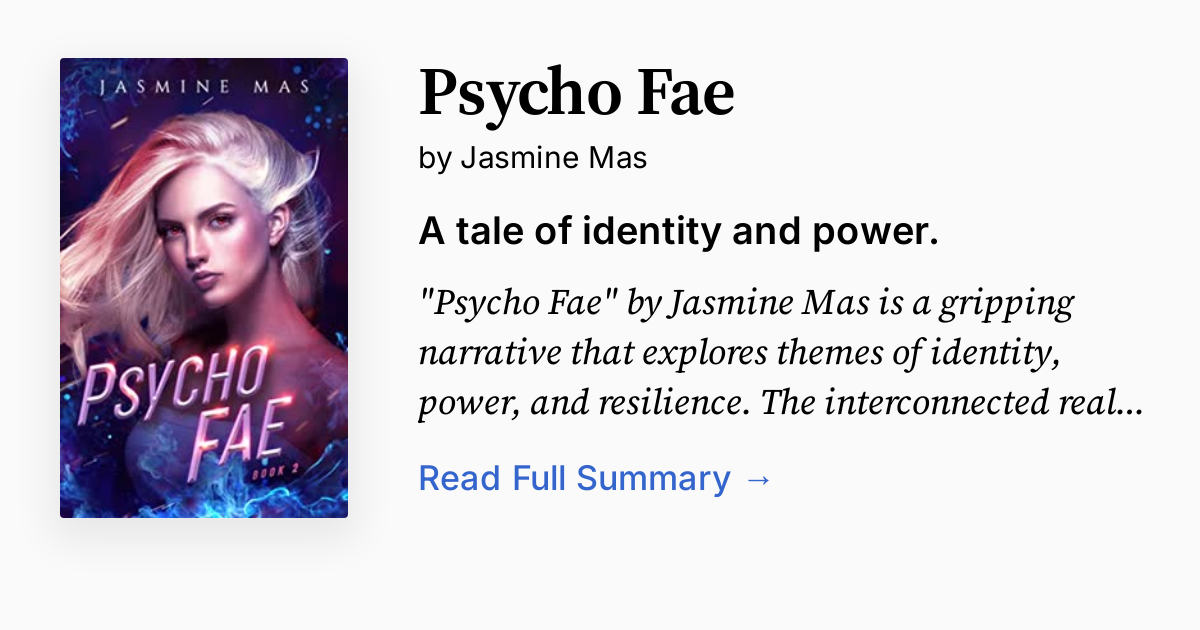 Psycho Fae by Jasmine Mas | Summary, Audio, Analysis, FAQ