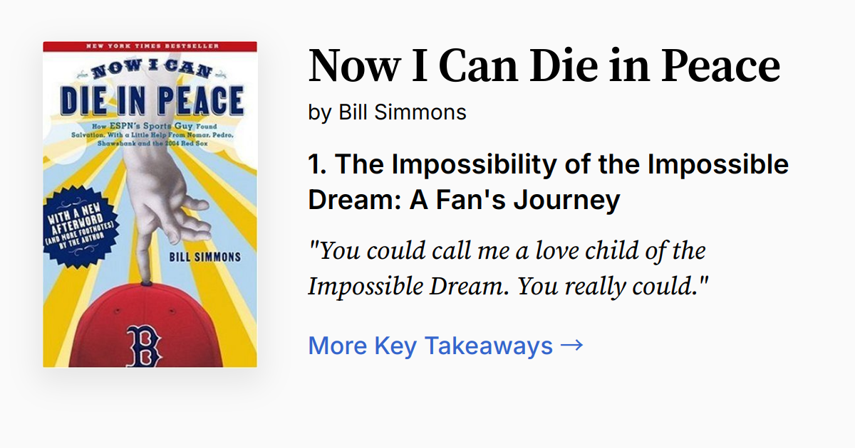 Now I Can Die in Peace | Summary, Audio, Quotes