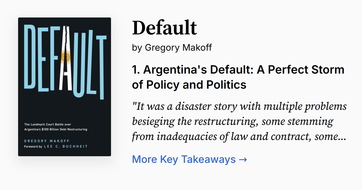 Default by Gregory Makoff | Summary, Quotes, Audio