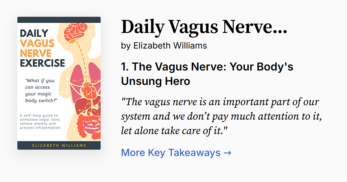 Daily Vagus Nerve Exercise | Summary, Audio, Quotes, FAQ