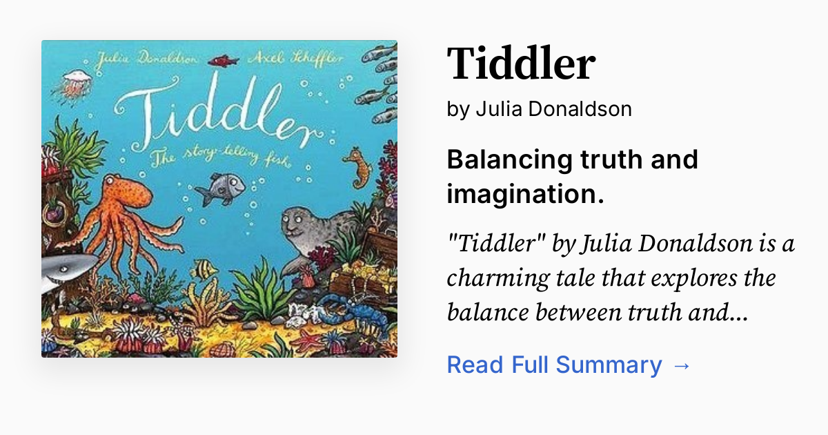 Tiddler by Julia Donaldson | Summary, Analysis