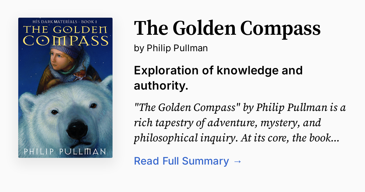 The Golden Compass | Summary, Analysis, FAQ