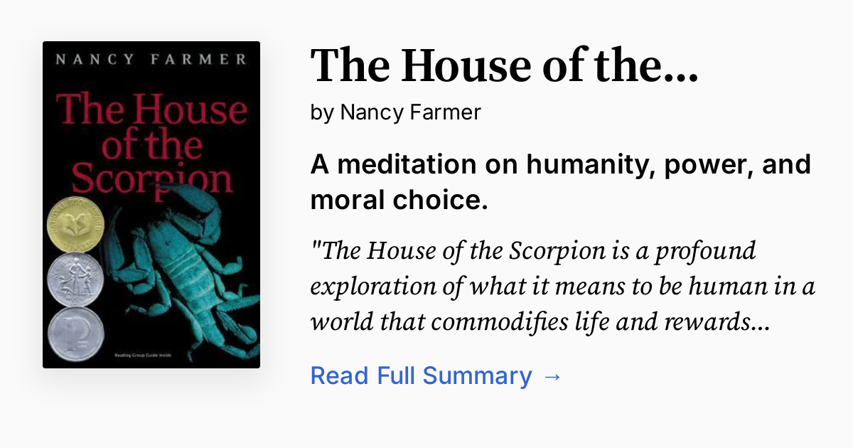 The House of the Scorpion | Summary, Analysis
