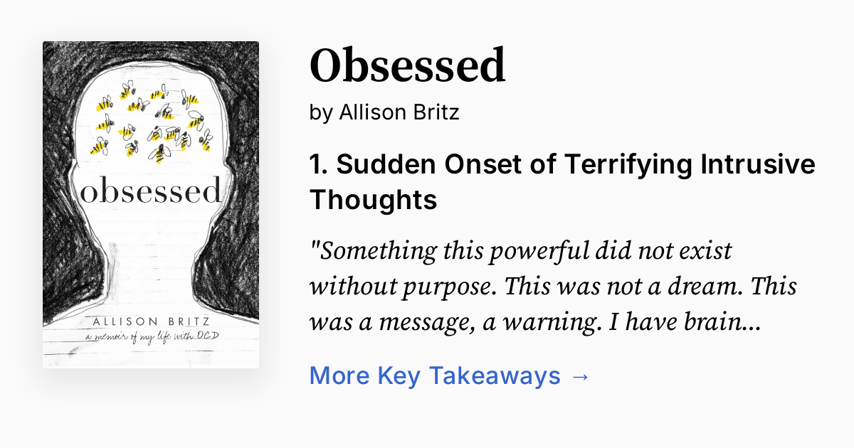 Obsessed by Allison Britz | Summary, Quotes, FAQ, Audio