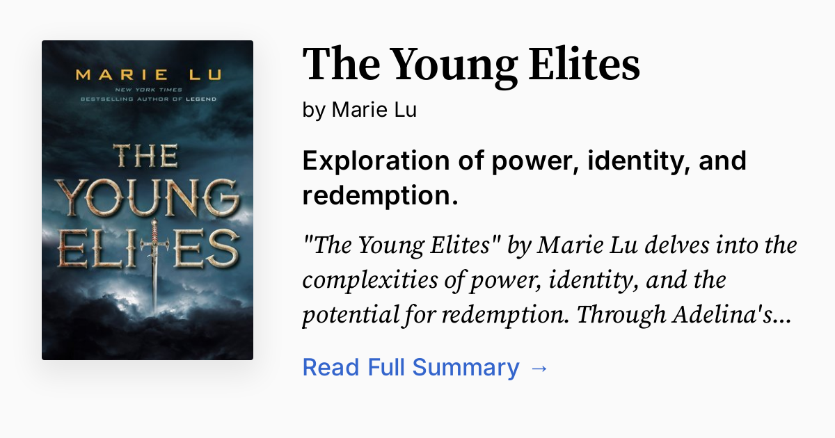 The Young Elites | Summary, Analysis, FAQ