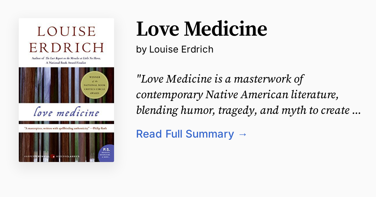 Love Medicine by Louise Erdrich | Summary, Analysis, FAQ