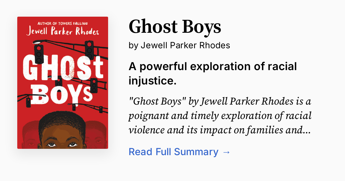 Ghost Boys by Jewell Parker Rhodes | Summary, Analysis, FAQ