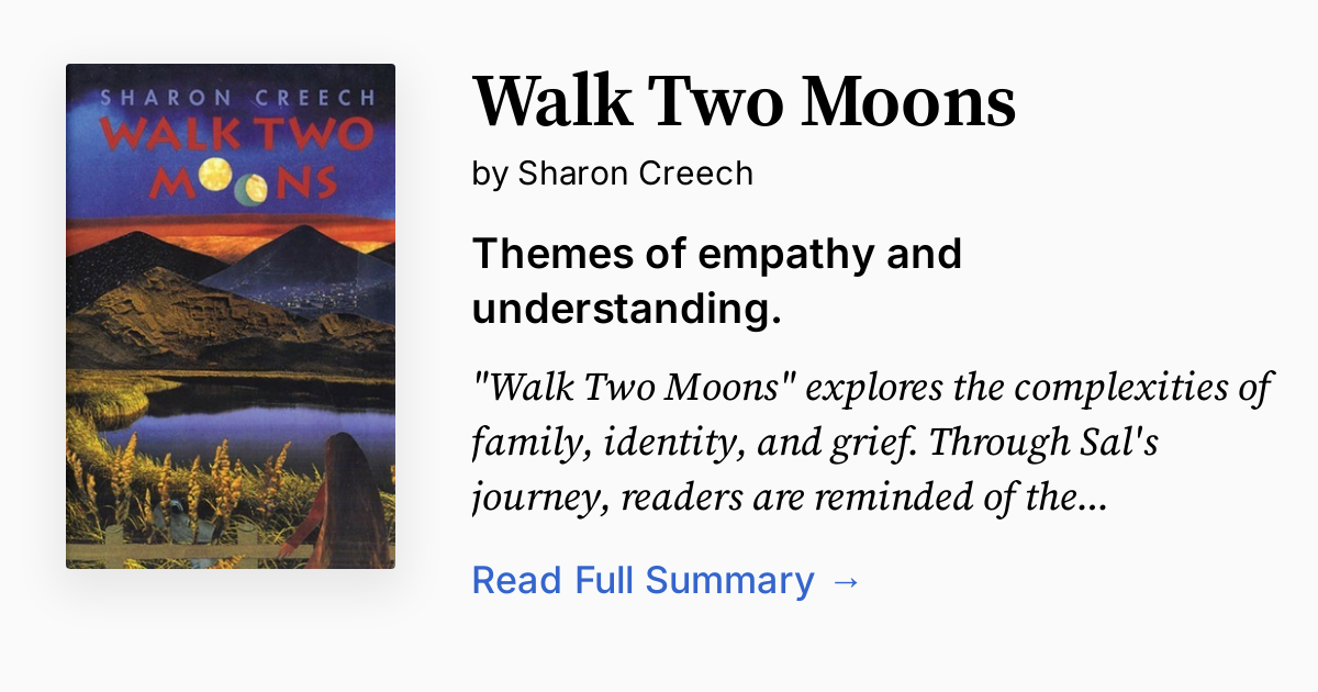 Walk Two Moons by Sharon Creech | Summary, Analysis, FAQ