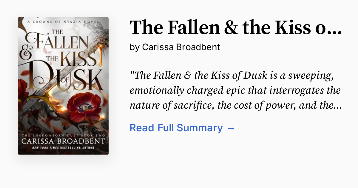 The Fallen & the Kiss of Dusk | Summary, Analysis, FAQ