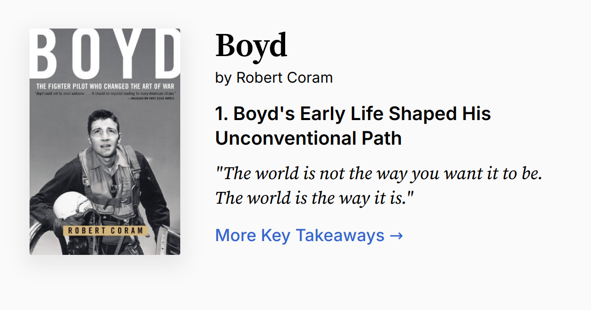 Boyd by Robert Coram | Summary, Audio, Quotes, FAQ